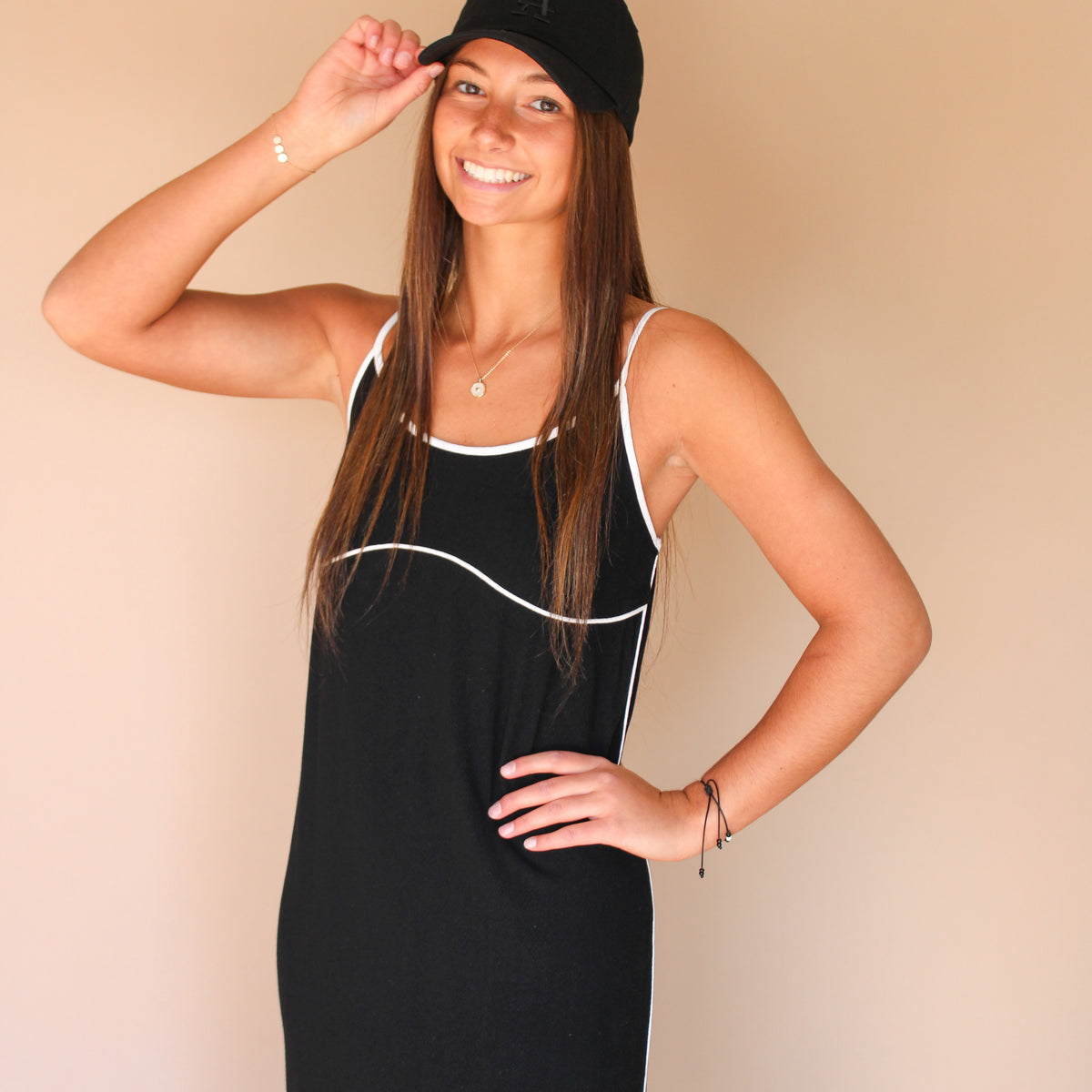 ANNIE CONTRAST MIDI DRESS BY IVY & CO – B Fierce Boutique, Inc.